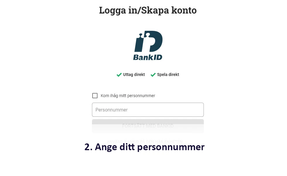 Spelbolag med BankID - Bästa BankID bettingsidor & casino
