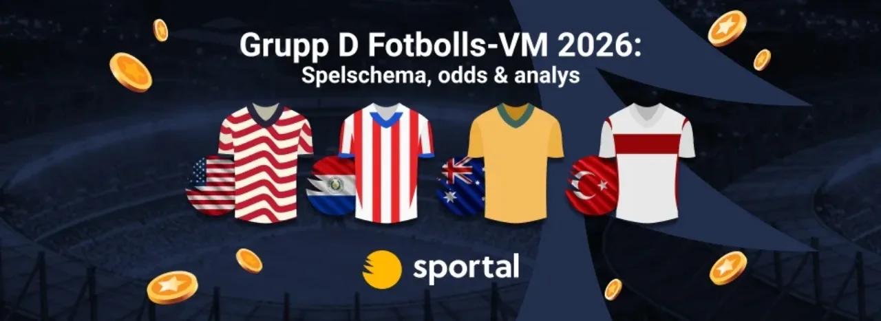 Grupp D Fotbolls-VM 2026: Spelschema, Odds & Analys