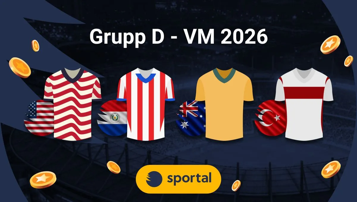 Grupp D Fotbolls-VM 2026: Spelschema, Odds & Analys