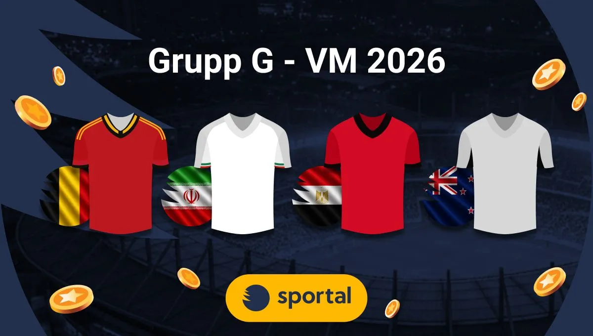 Grupp G Fotbolls-VM 2026: Spelschema, Odds & Analys